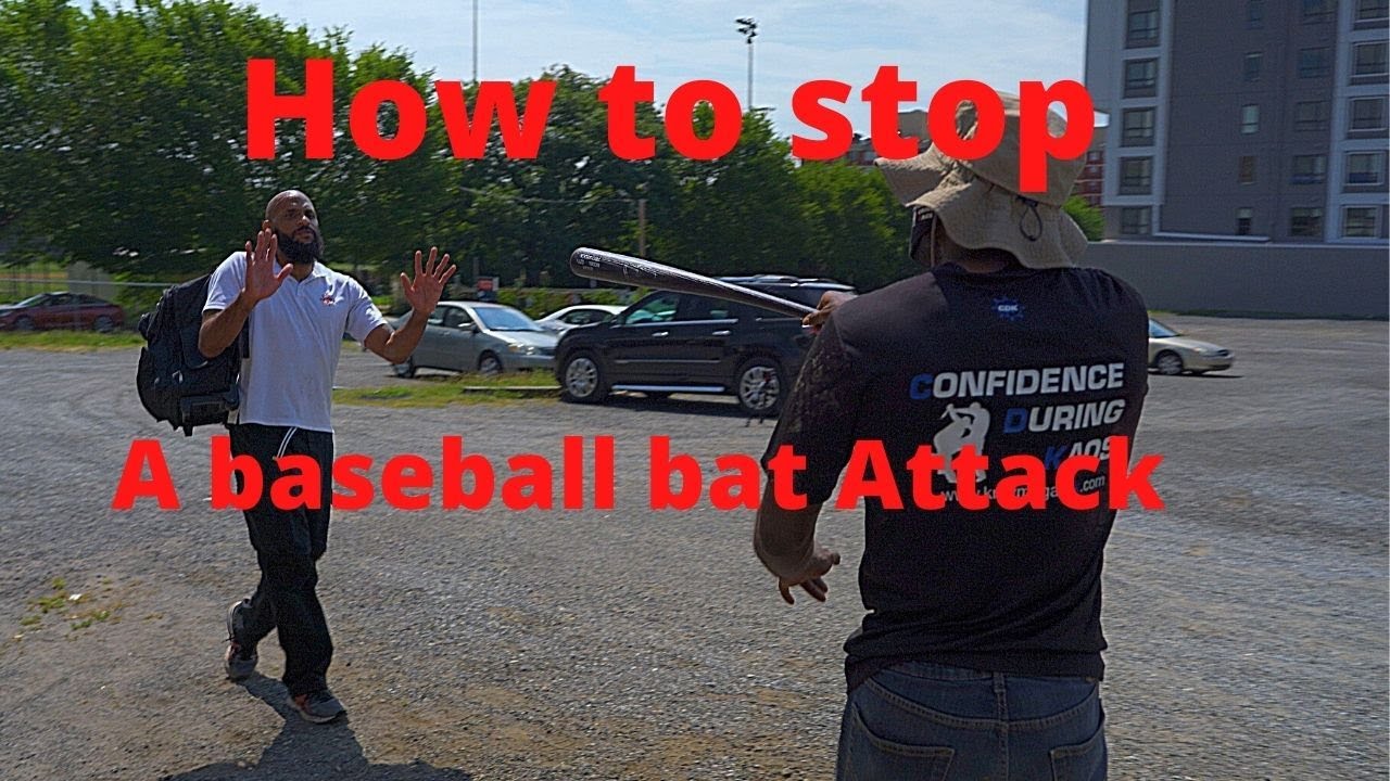 How to stop a baseball bat attack - YouTube