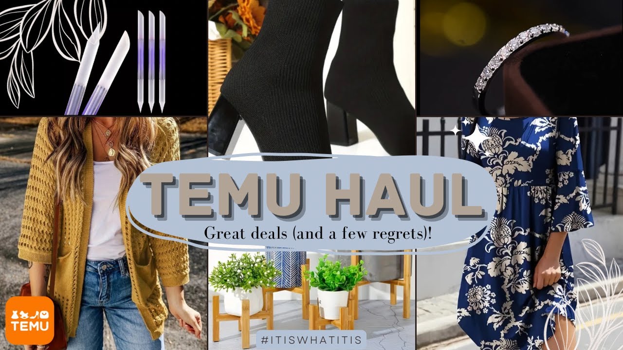 TEMU Haul - Great deals (and a few regrets)! - YouTube