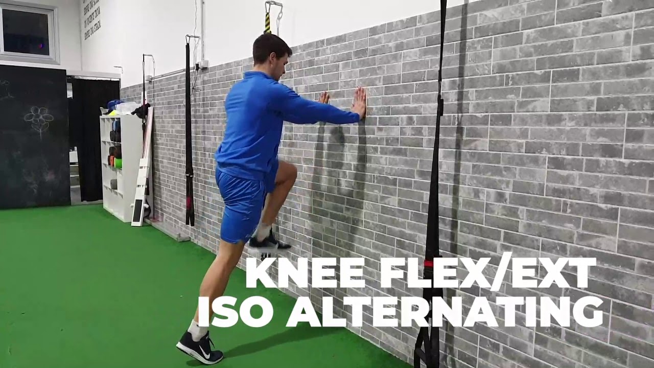 Knee flex/ext iso Alternating - YouTube