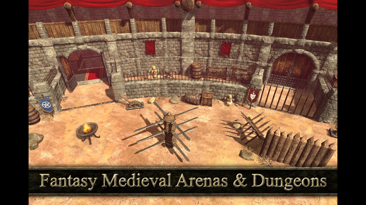 Fantasy Medieval Arenas & Dungeons - 3D Asset Pack - YouTube