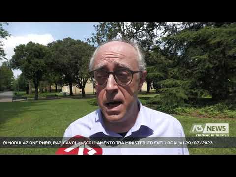 RIMODULAZIONE PNRR, RAPICAVOLI: «SCOLLAMENTO TRA MINISTERI ED ENTI ...