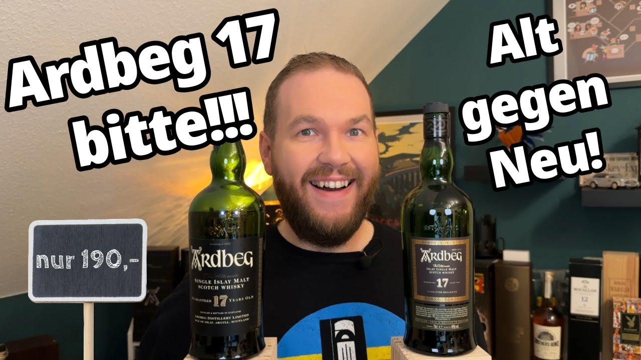 Ardbeg 17 Jahre Committee Release 2024 mit 40% - Alt gegen Neu ...