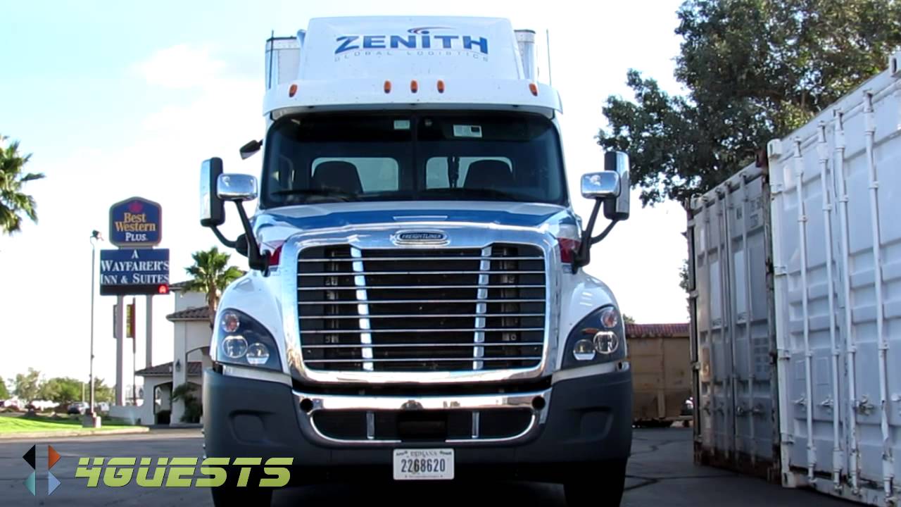 ZENITH FREIGHT LINES TRUCKING ~ CONOVER NC - YouTube