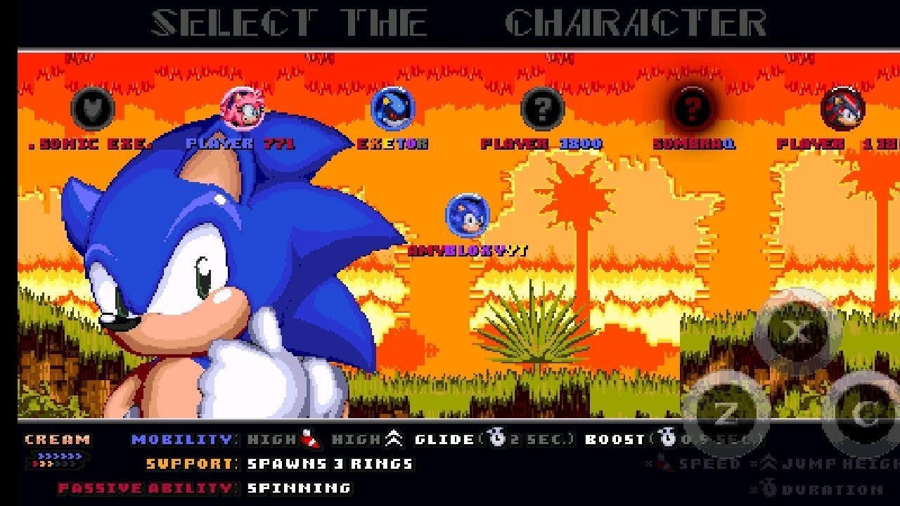 Sonic exe the disaster 2D remake// sonic over cream (hedgehog ...