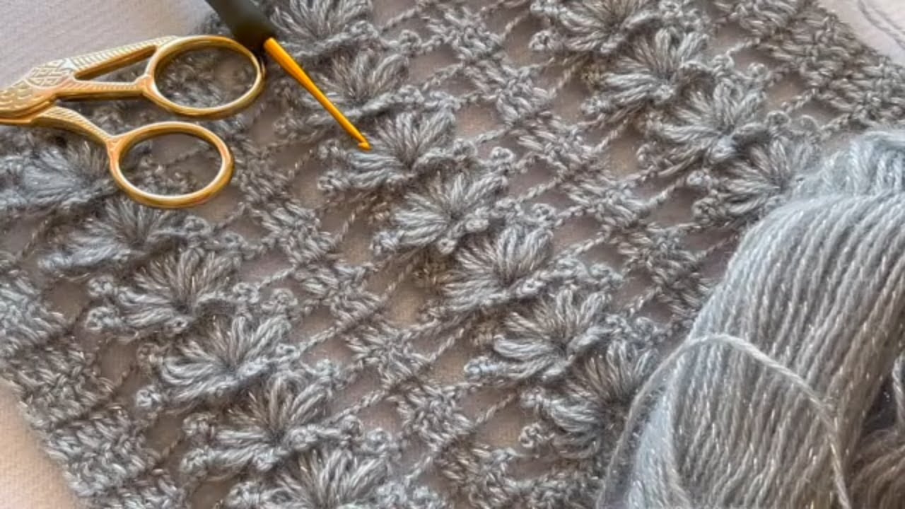 The latest crochet trend models: (Bag, tablecloth, shawl, blanket ...