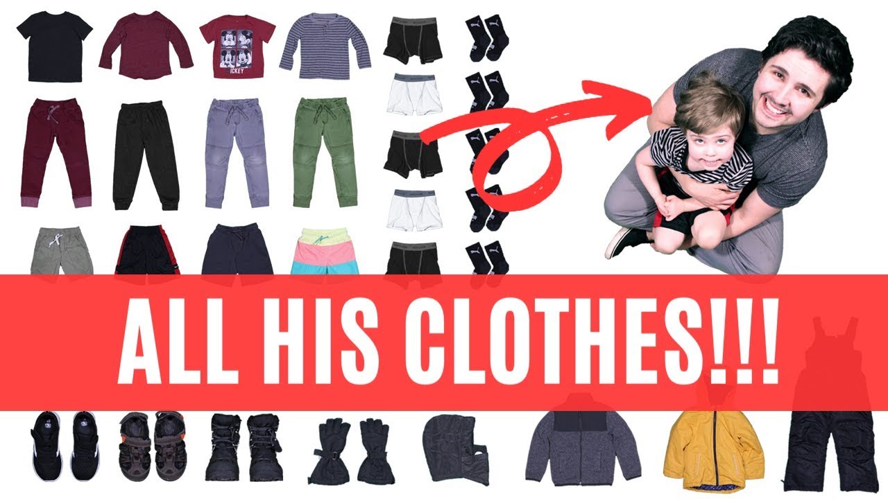 How to Create a KIDS CAPSULE wardrobe! | Minimalist Kids - YouTube