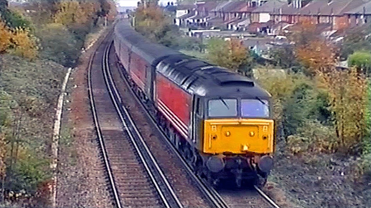 Class 47 47805 | Cosham | 18th November 2001 - YouTube