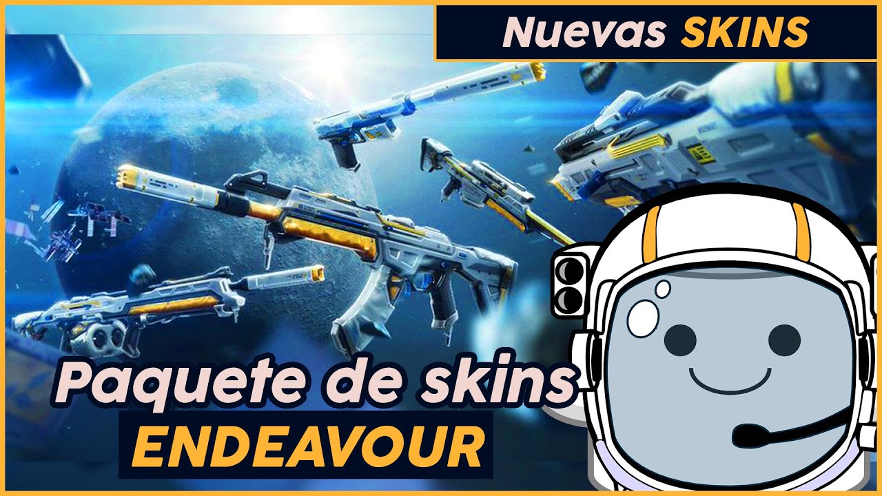 ENDEAVOUR las skins espaciales | NUEVO Paquete de skins VALORANT - YouTube