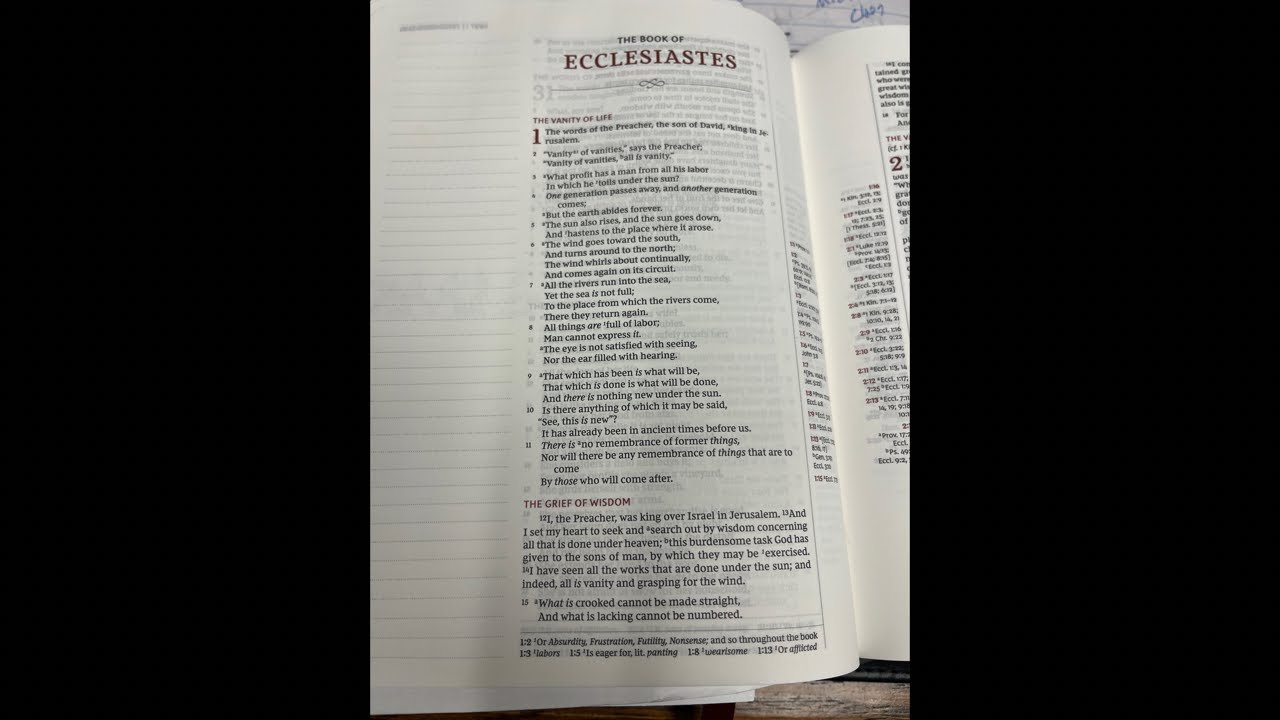 Ecclesiastes 4-5 - YouTube