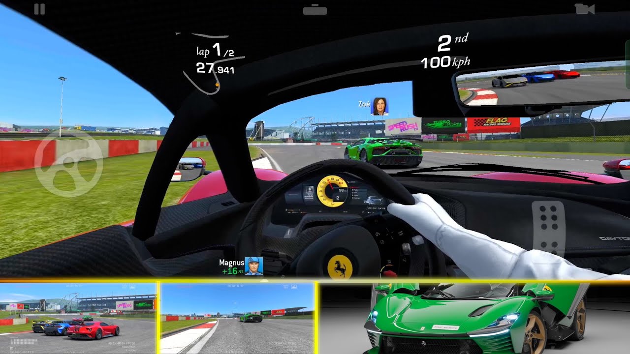 Real Racing 3 - Ferrari Daytona SP3 - All Stages - Speed Rush 5 - Multi ...