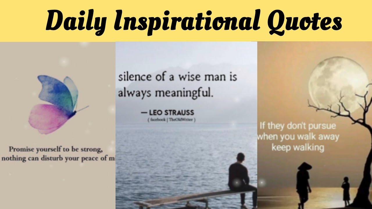Inspirational Daily Quotes | Positive Thinking Quotes | Beautiful Life ...