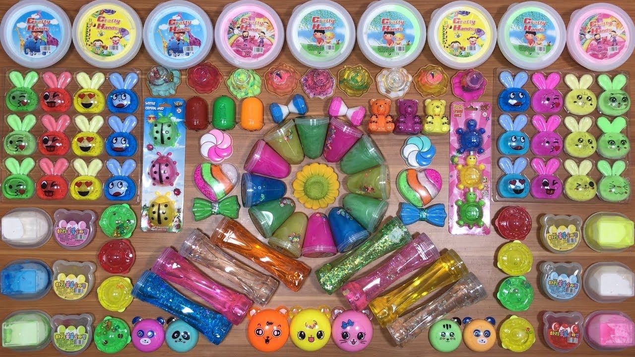 Mixing All My Store Bought Slime !! Most Satisfying Slime Videos ! #55 ...