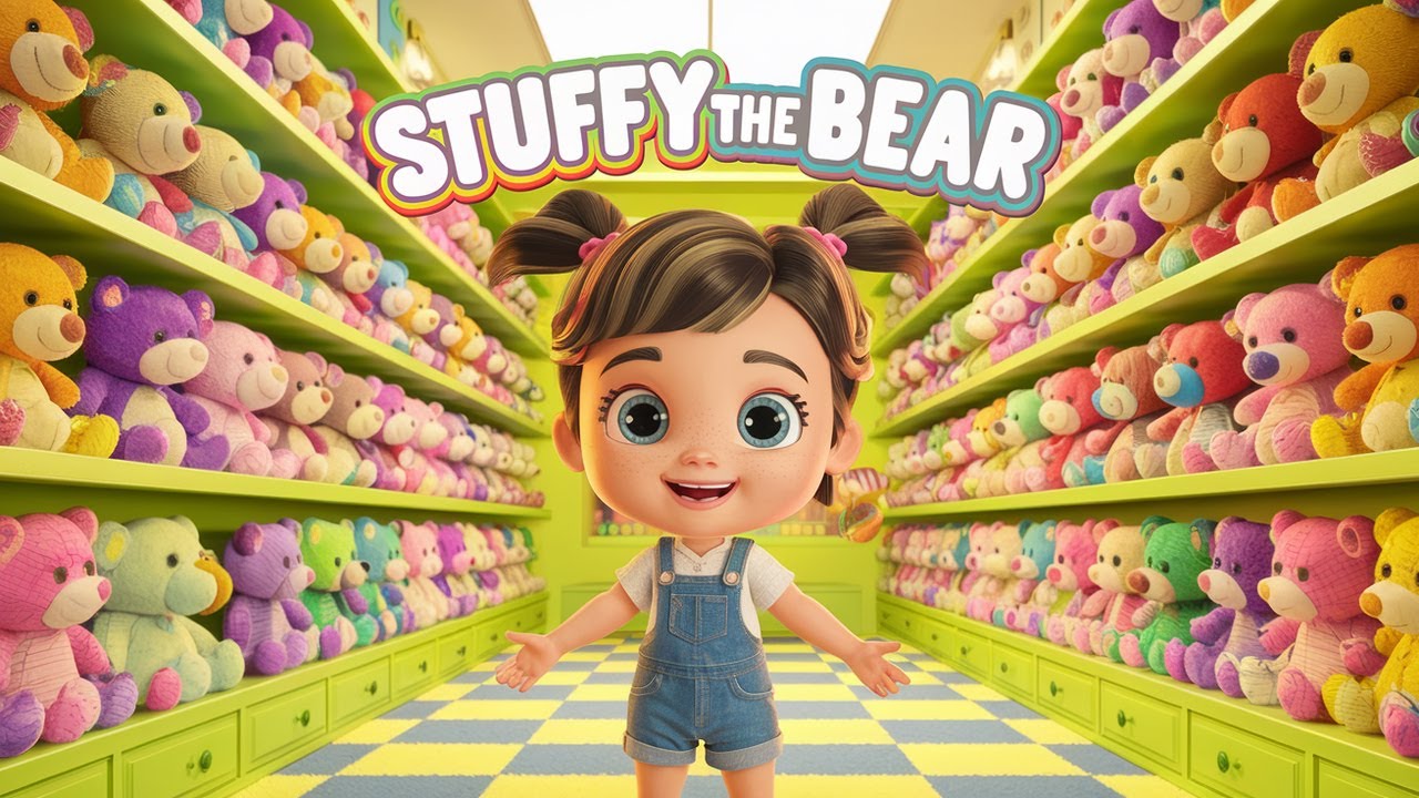 🎶Hey Kids🎶Stuffy the Bear!🧸🐻 Stuff it Up; Squeeze it Tight| 🎵Teddy Bear ...