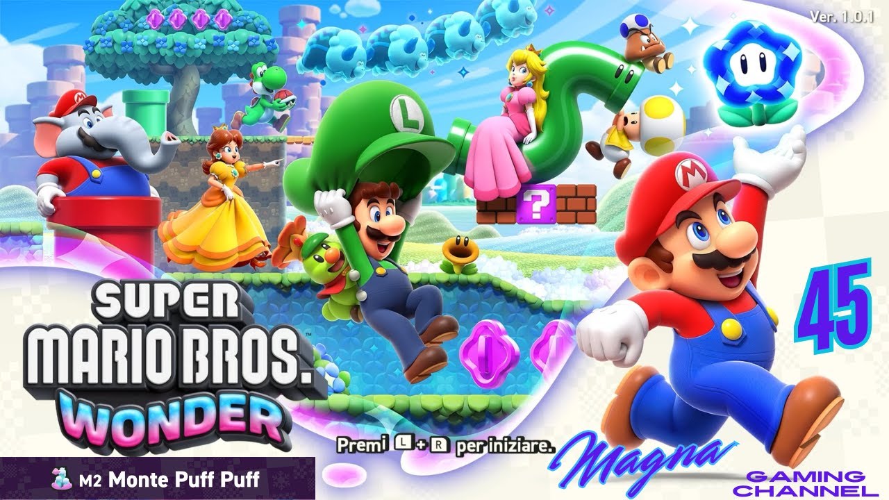 Super Mario Bros Wonder - M2 - Monte Puff Puff - Intermezzo Circuito ...