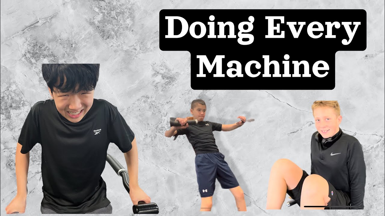 💪 GYM MACHINE MARATHON | Doing Every Machine! - YouTube