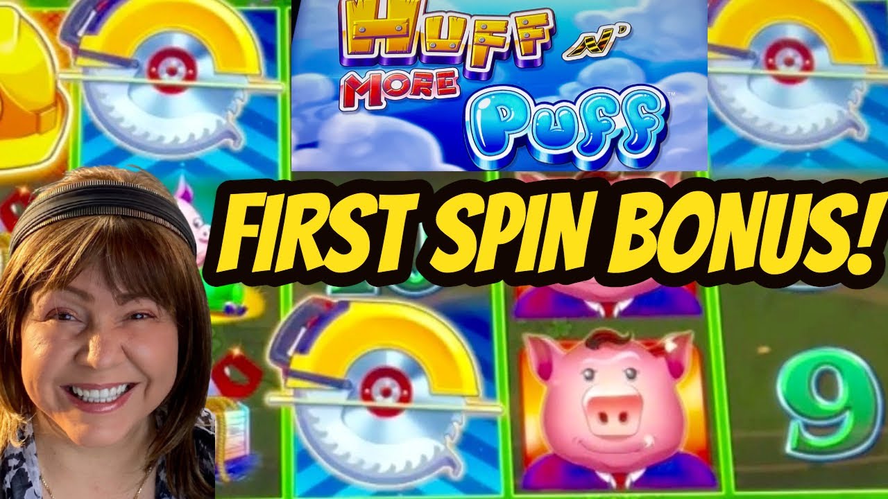 FIRST SPIN BONUS! Huff N More Puff - YouTube
