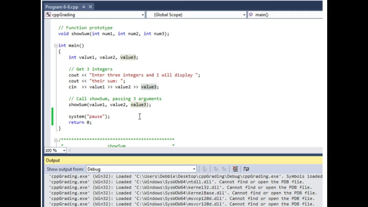 Functions 3 Parameters Youtube