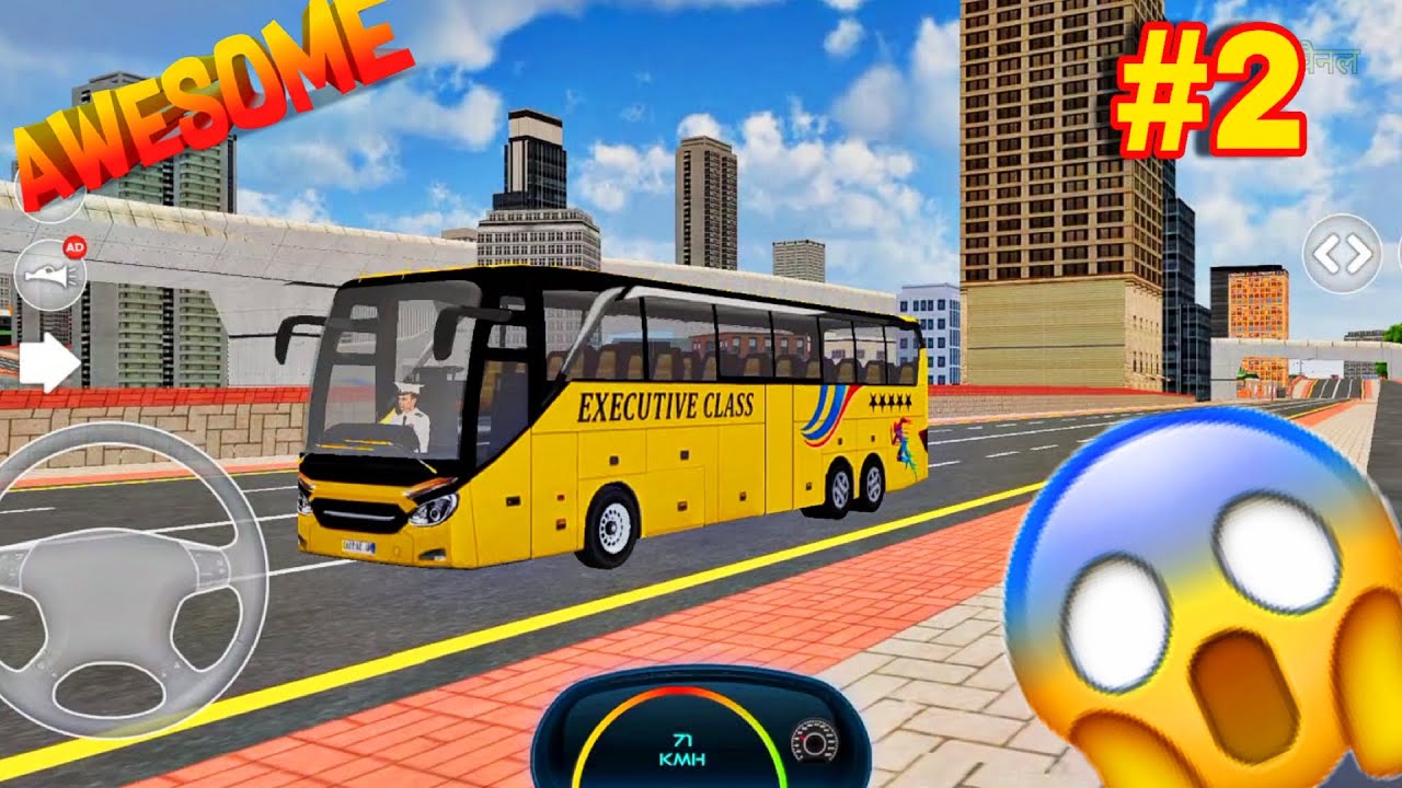 Bus Simulator Bus City Drive Game 3D #2 || बस गेम वीडियो || गेम बस वाला ...