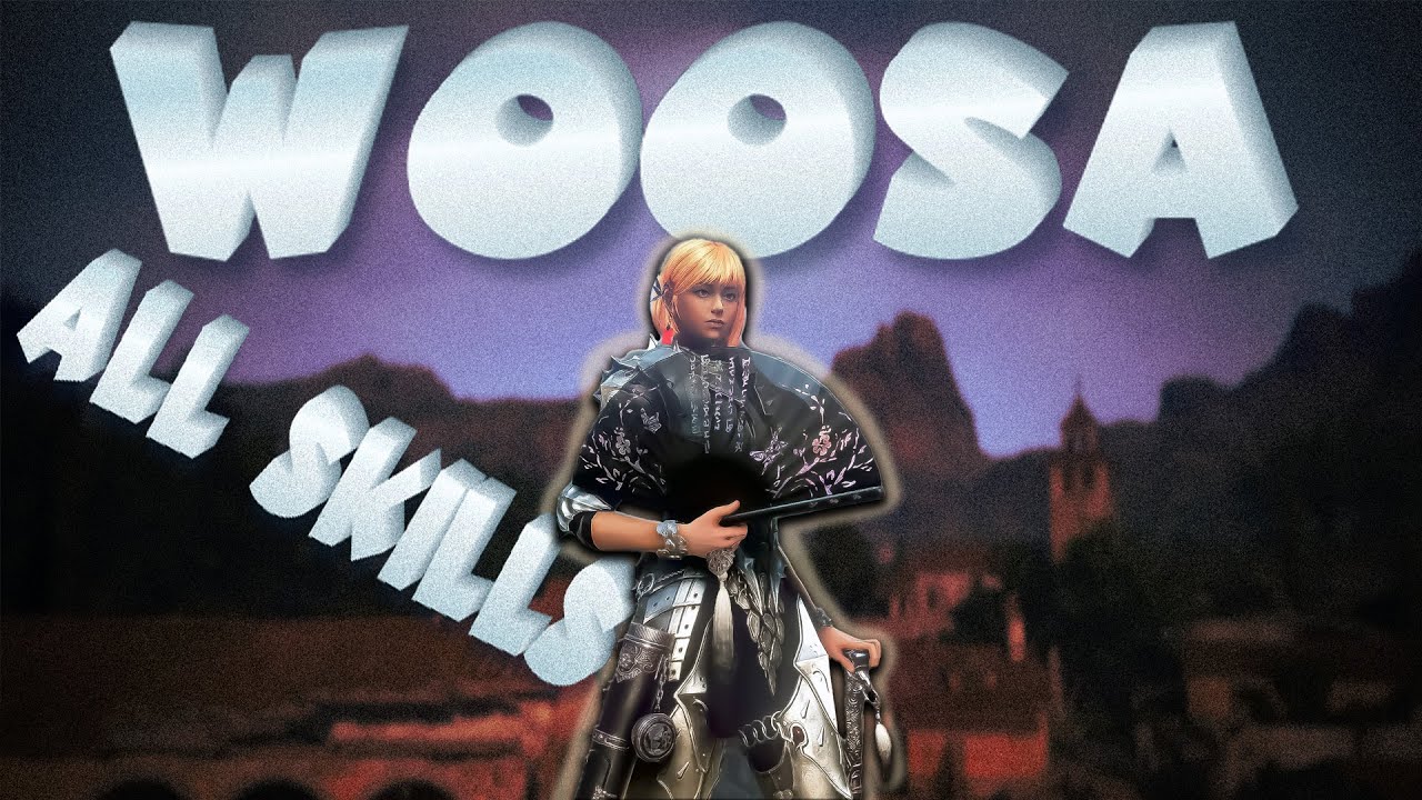 New class Woosa - demonstration of skills Black Desert - YouTube