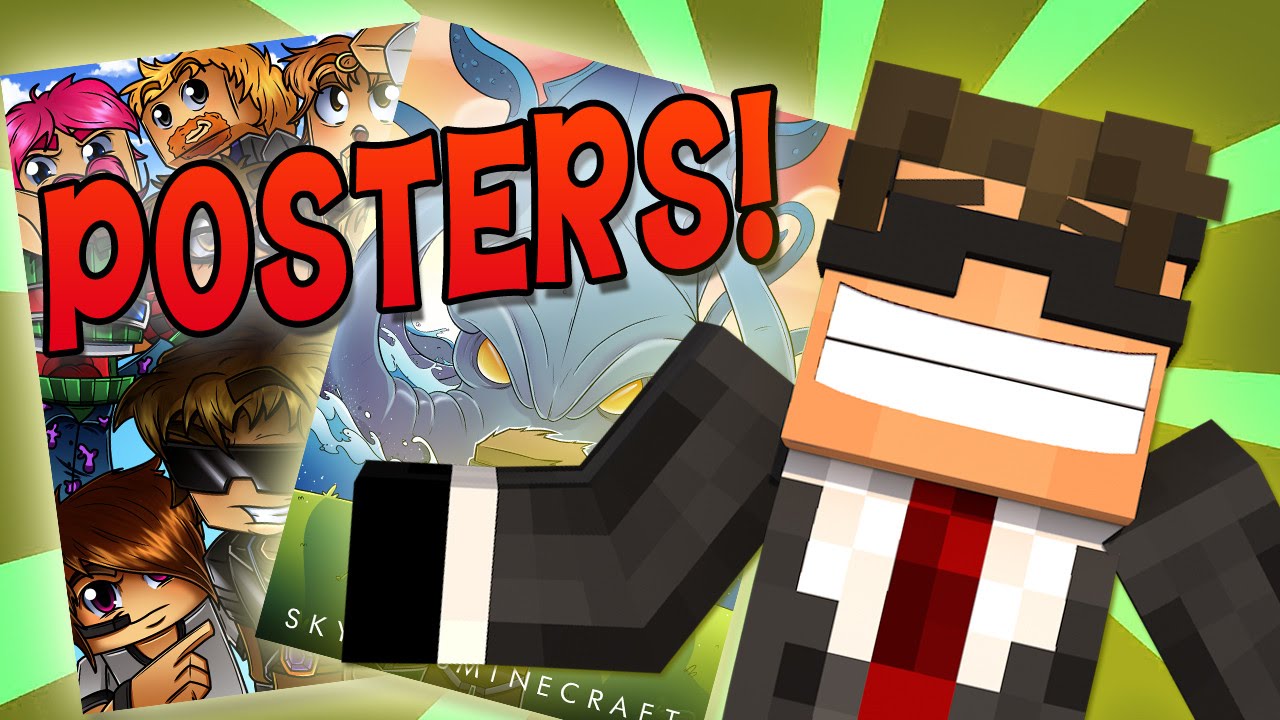 Minecraft Animated Short : EXCLUSIVE POSTERS! - YouTube