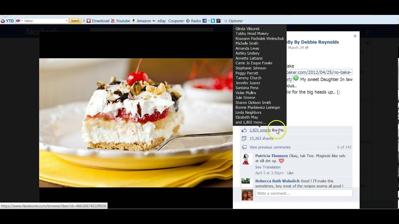 Sharing Recipes online - YouTube