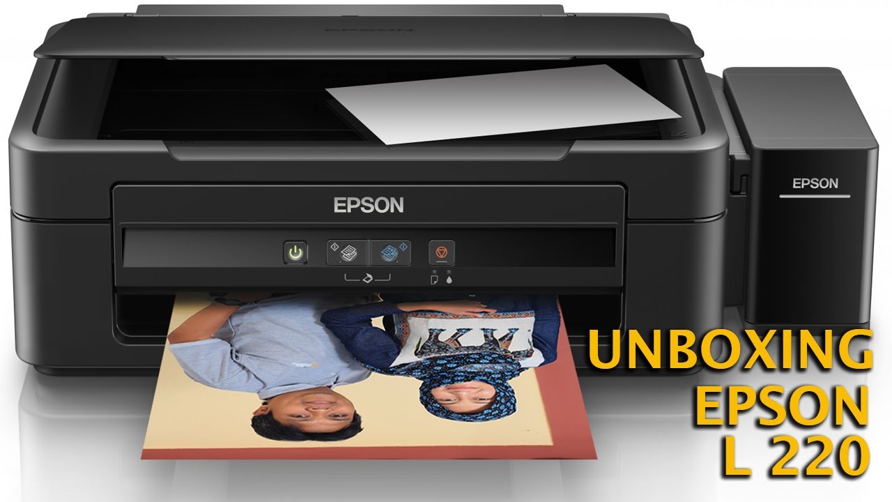 Unboxing Epson L 220 - YouTube