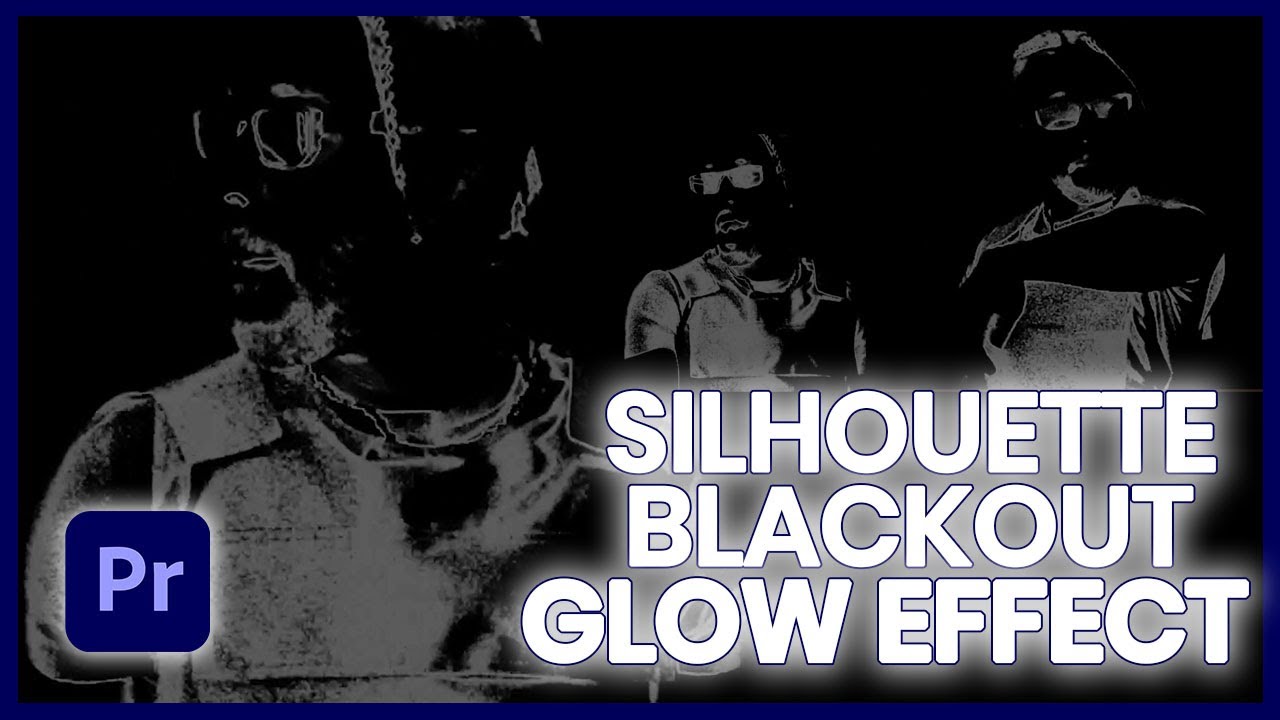 How To Make Cool Silhouette Blackout Glow Effect In Premiere Pro! - YouTube