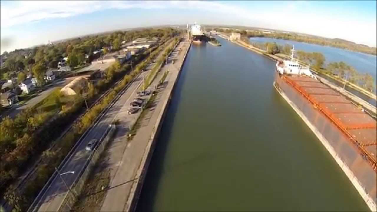The Thorold Flight Locks - YouTube
