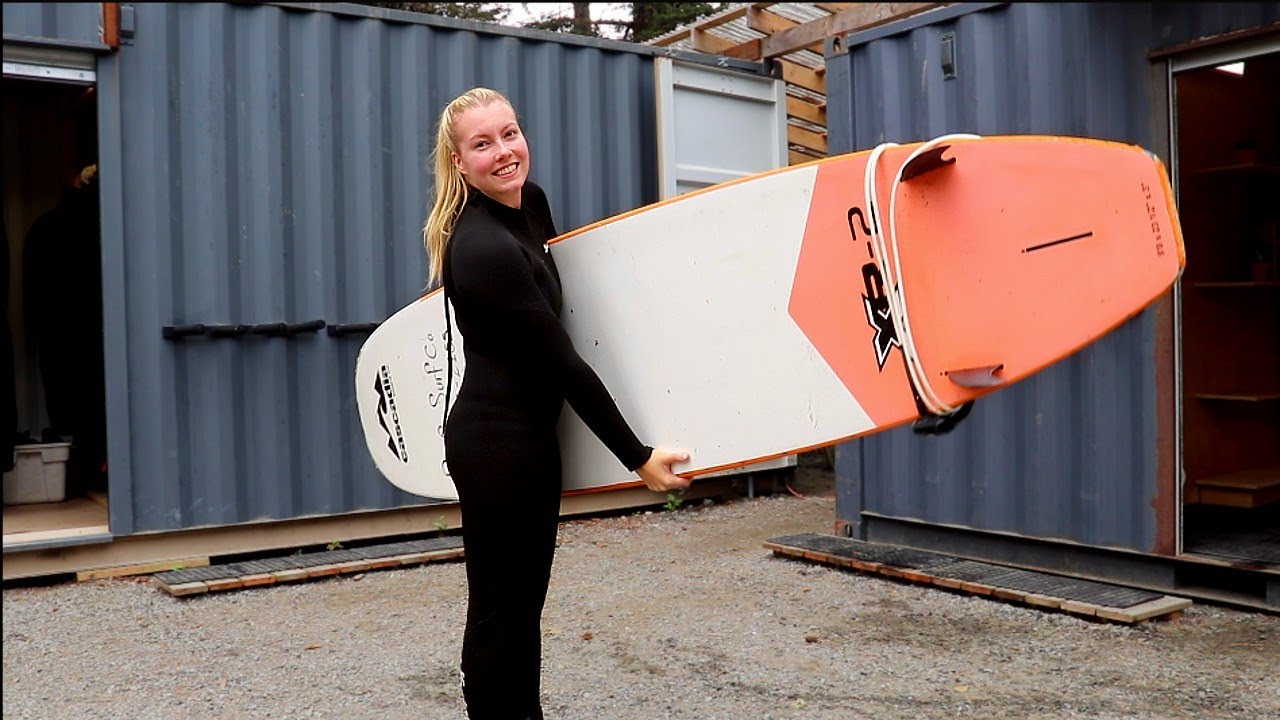 My First Time Surfing - YouTube