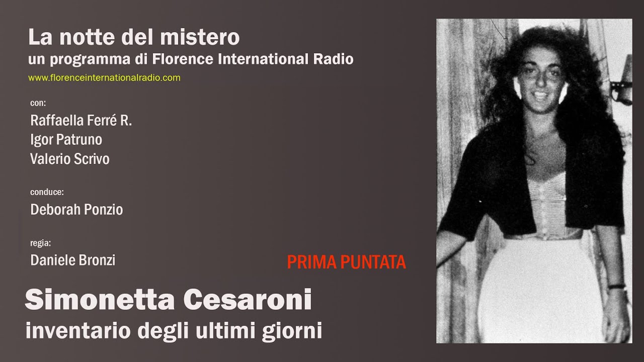 Simonetta Cesaroni. Inventario degli ultimi giorni - La notte del ...
