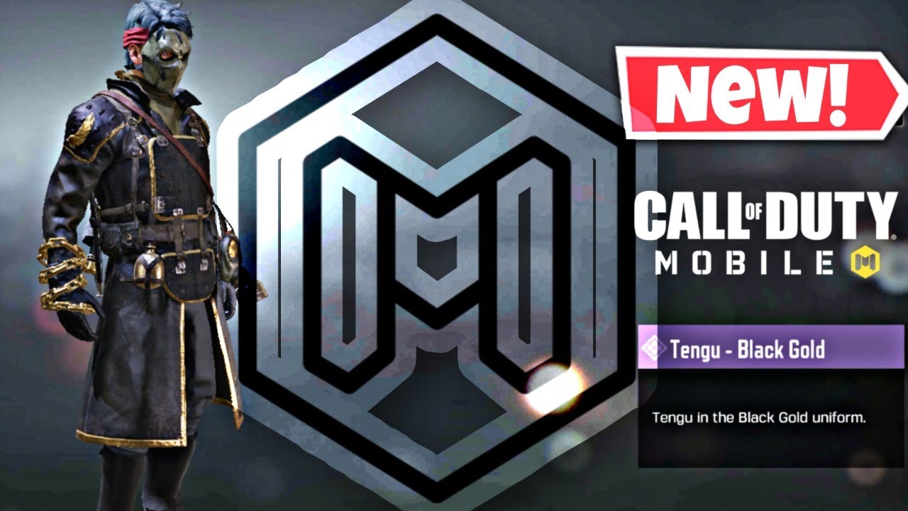 NEW TENGU-BLACK GOLD SKIN! BATTLE ROYALE CALL OF DUTY MOBILE - YouTube