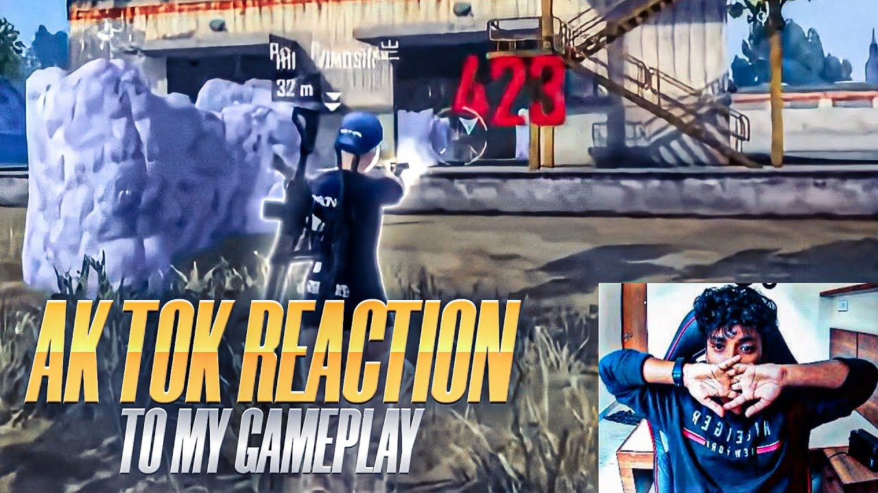 Ak Tok Reaction on my Desert gameplay 👽11 kill 11 headshots😱Panel or ...