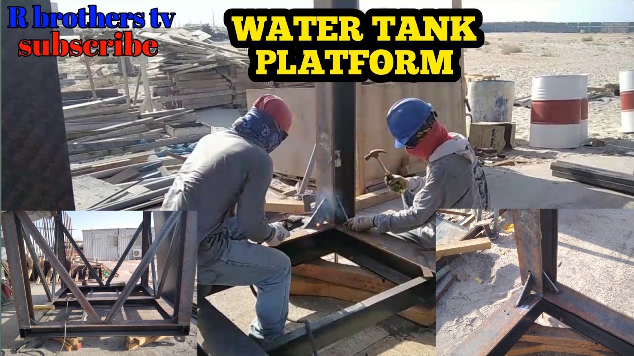 How to build water tank stand//platform (part 2) - YouTube