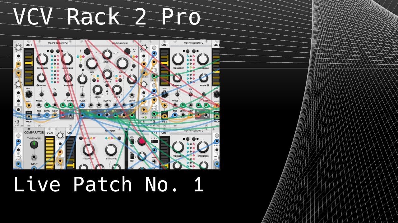 VCV Rack - patching from scratch no. 1 - YouTube