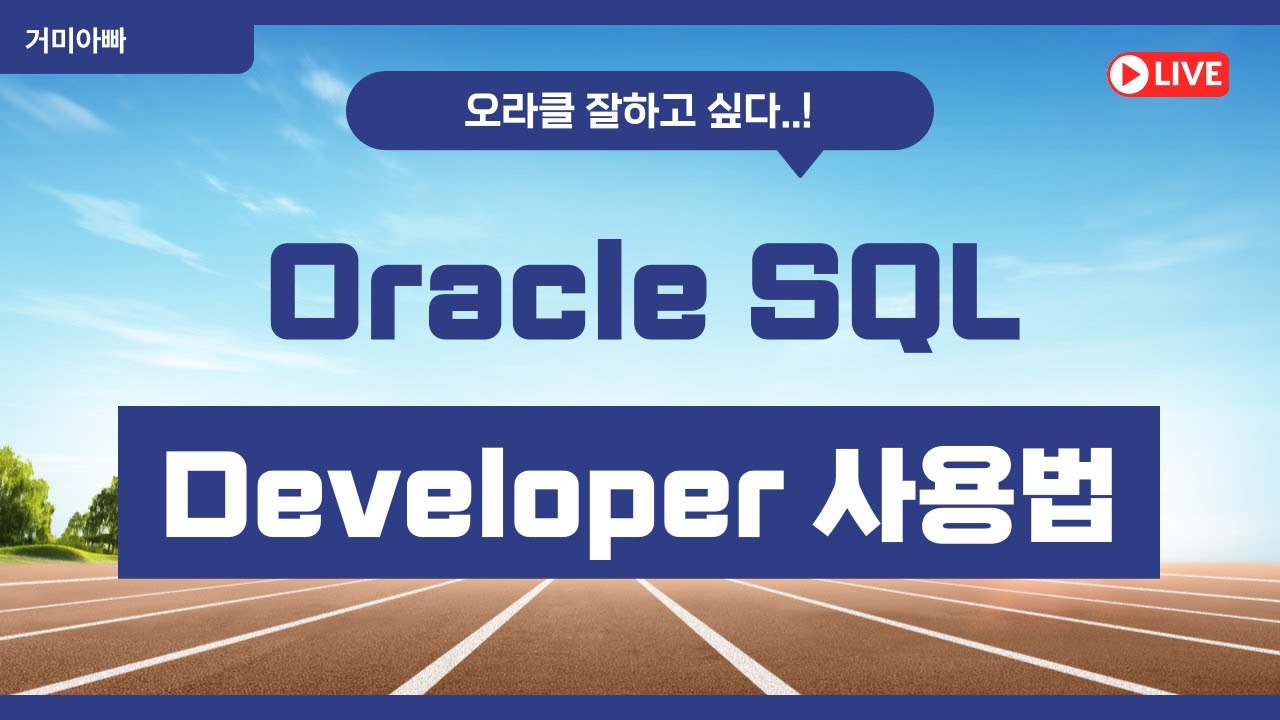 Oracle SQL Developer 사용법 - YouTube