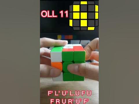 OLL 11 Algorithm | CFOP Method - Rubik 3x3#shorts - YouTube
