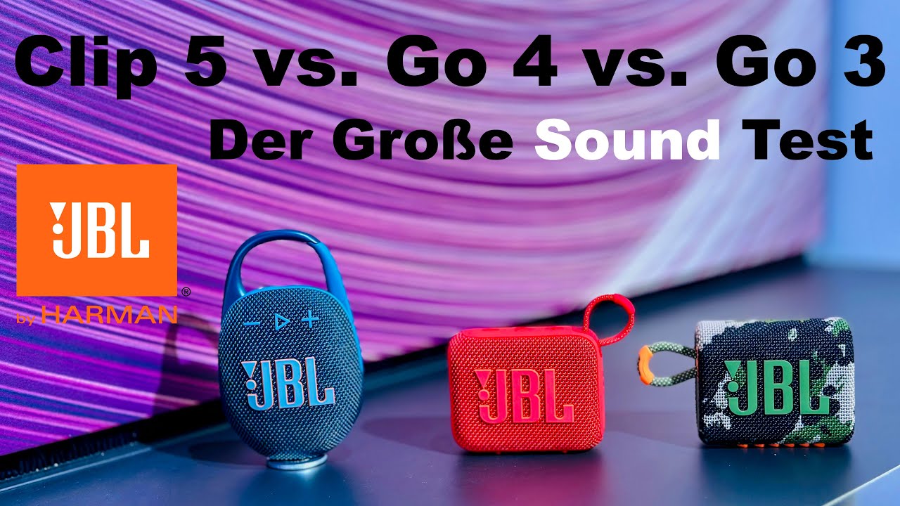 JBL Clip 5 vs. GO 4 vs. GO 3: Der ultimative Vergleich tragbarer ...