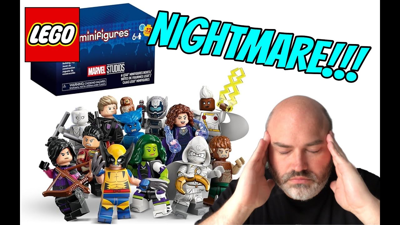 The NIGHTMARE of Lego Marvel Studios Minifigure Blind Boxes! - YouTube