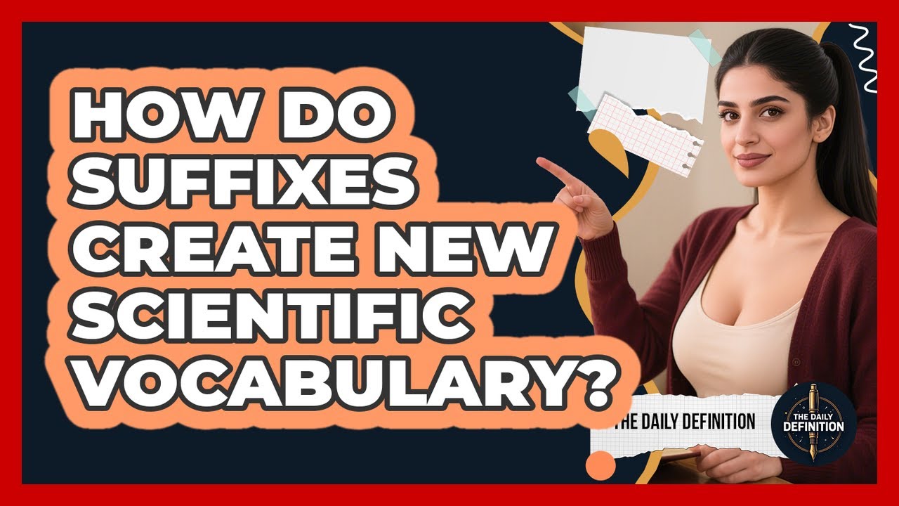 How Do Suffixes Create New Scientific Vocabulary? - The Daily ...