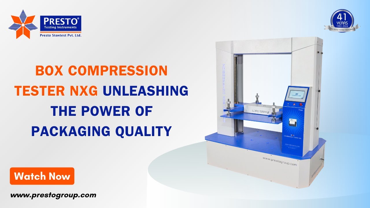 Box Compression Tester NXG | Unleashing the Power of Packaging Quality ...