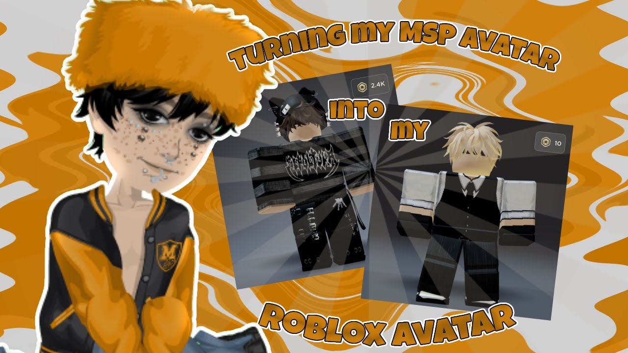 Turning my MSP avatar into my roblox avatar - YouTube
