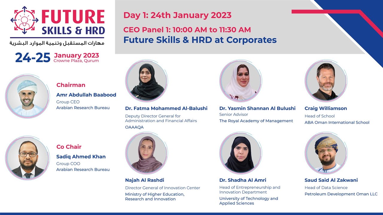2nd Future Skills & HRD Conference 2023 | CEO Panel 1: Future Skills ...