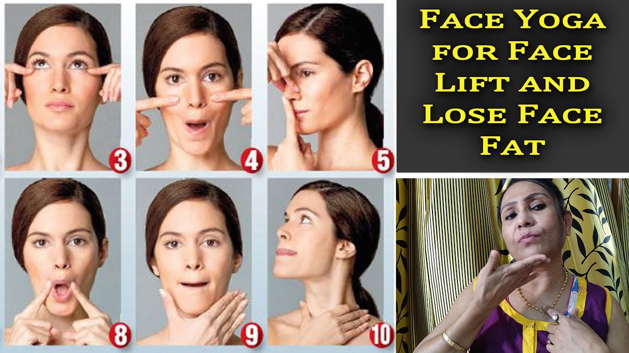 Face YOGA for Face Lift and Lose Face Fat | VLOG #245 - YouTube