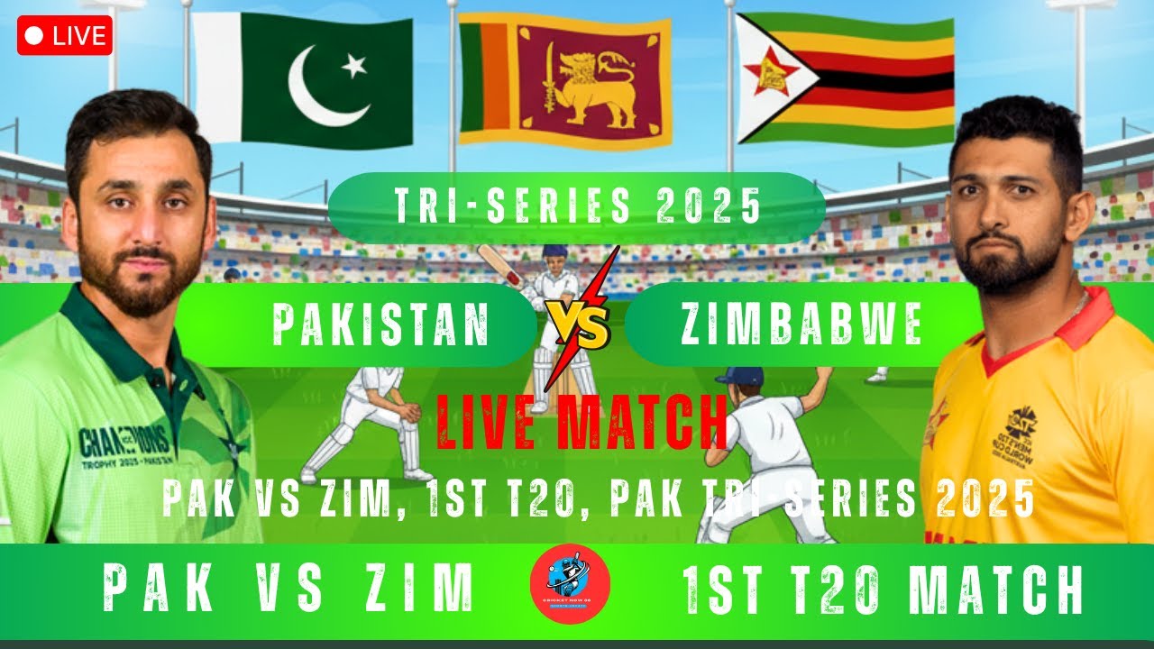 🔴Live: Pakistan vs Zimbabwe Live Today | PAK vs ZIM T20 2025 | Pakistan ...