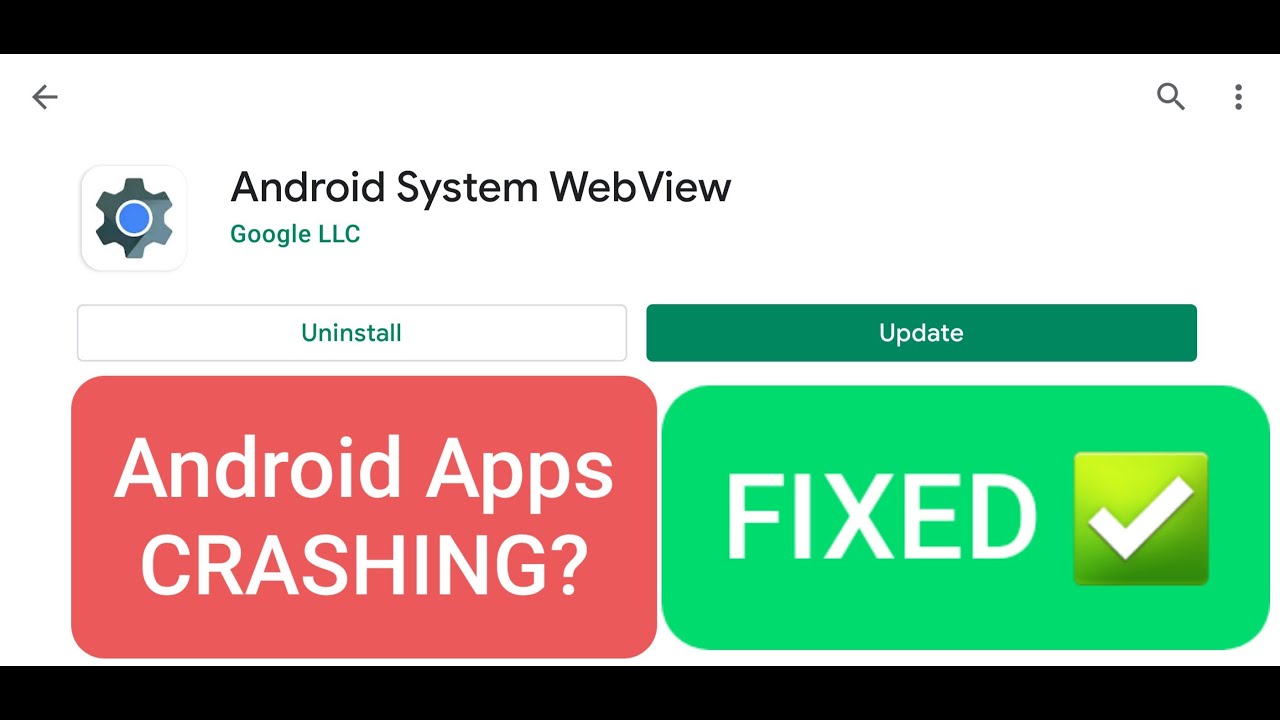How To Fix Android Apps Crashing (App Has Stopped) - YouTube