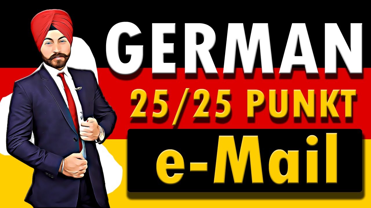 GERMAN EMAIL WRITING A1 / A2 | LEARN GERMAN FOR BEGINNERS | YUVRAJ ...