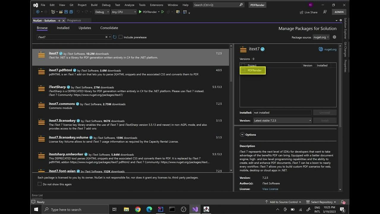 How to programmatically create PDF in C Sharp - YouTube