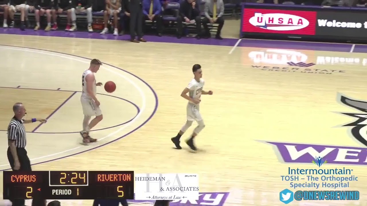 6A Boys Basketball: Riverton vs Cyprus High School UHSAA 2019 State ...