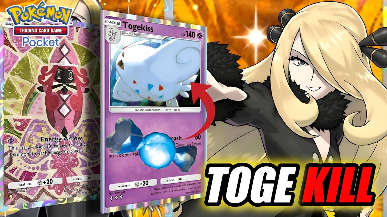 TOGEKISS is INSANE with RARE CANDY & CYNTHIA! 170 DAMAGE in 1 HIT ...