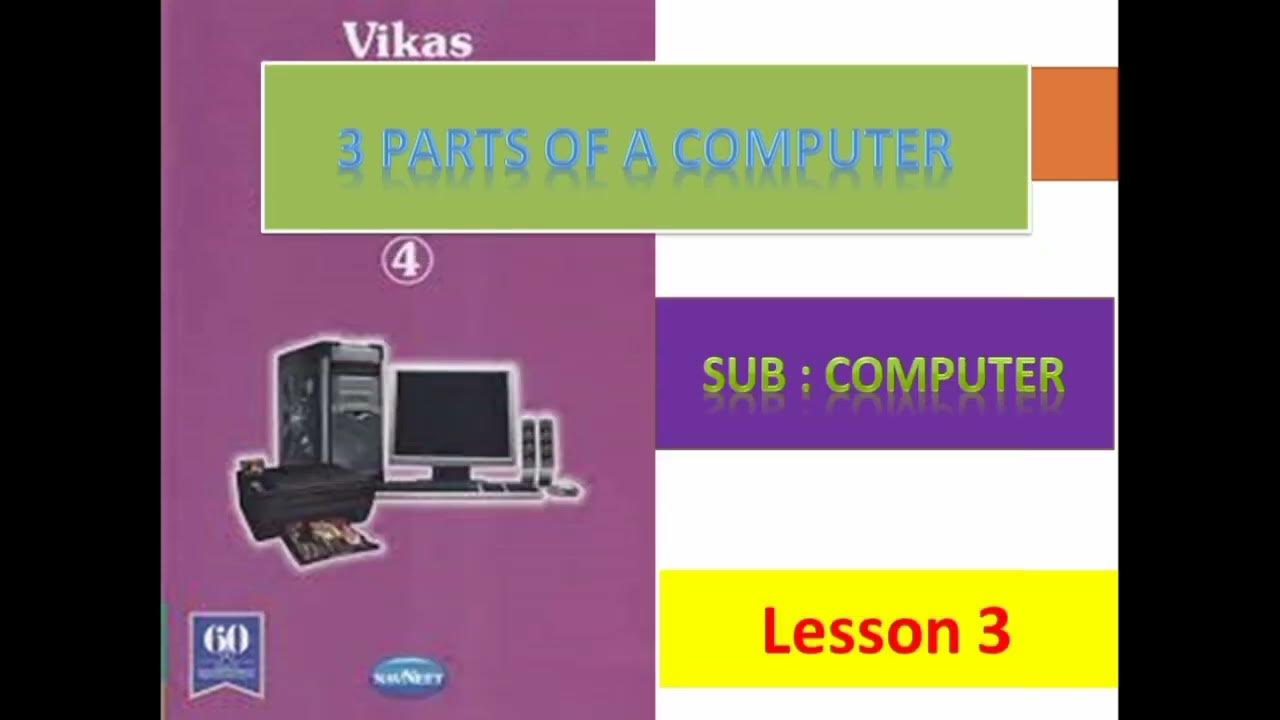class 4 lesson number 3 Parts of a computer - YouTube